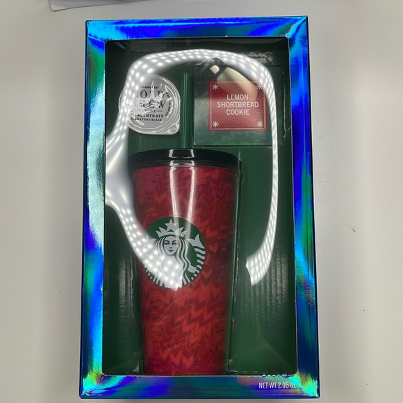 Starbucks | Other | New Starbucks Red Cold Cup With Cold Brew And ...